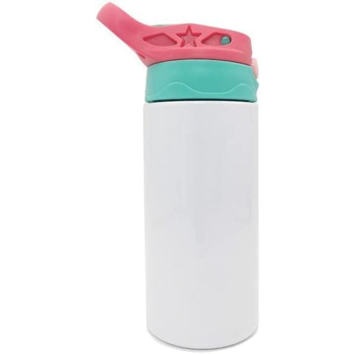 25Pack 12oz Kid sublimation Tumbler Blank Strainght Insulated Cute Sippy Cup Stainless Steel Water Bottle