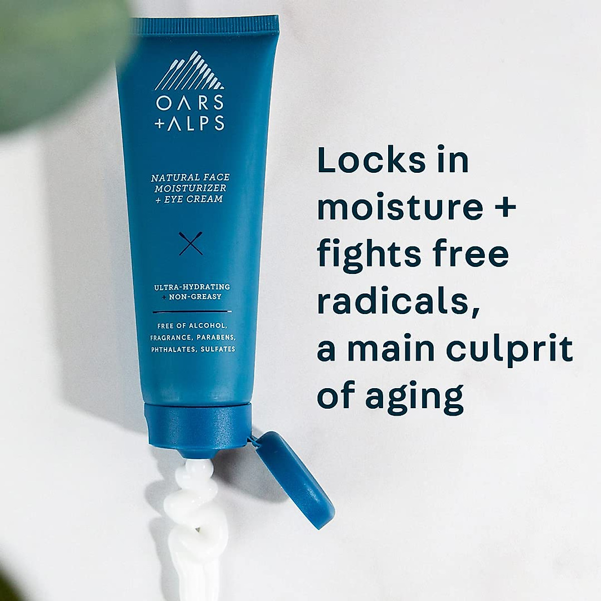 Oars + Alps Face Moisturizer and Eye Cream, Valentines Gifts for Him, Hydrates Skin with Shea Butter and Jojoba Oil, Anti Aging, Vegan and Gluten Free