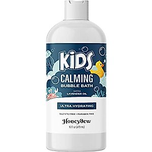 Lavender Bubble Bath for Kids with Aloe - Sudsy Bubble Bath with Aromatherapy Essential Oils for Relaxing and Lavender Oil Baby Bath Wash - Kids Bath Enriched with Nourishing Aloe Vera and Vitamin E