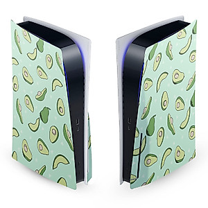 Head Case Designs Officially Licensed Andrea Lauren Design Avocado Art Mix Matte Vinyl Faceplate Sticker Gaming Skin Case Cover Compatible with Sony Playstation 5 PS5 Disc Edition Console
