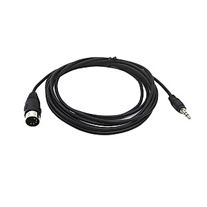 5-Pin DIN-Male Cable, 5 Pin Din Plug to 3.5mm(1/8in) TRS Stereo Male Jack Stereo Audio Cable for Playing The Musical Instrument Signal Output 3m (10 feet,3.5M-5 DIN M)