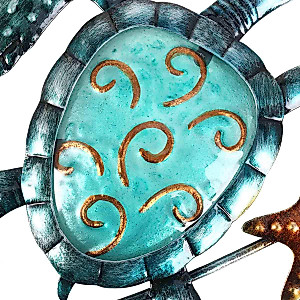 Wall Mounted Key Holder Turtle Wall Hooks Iron Key Hook Rustic Wall Decorative Hook Living Room Bathroom Ornament