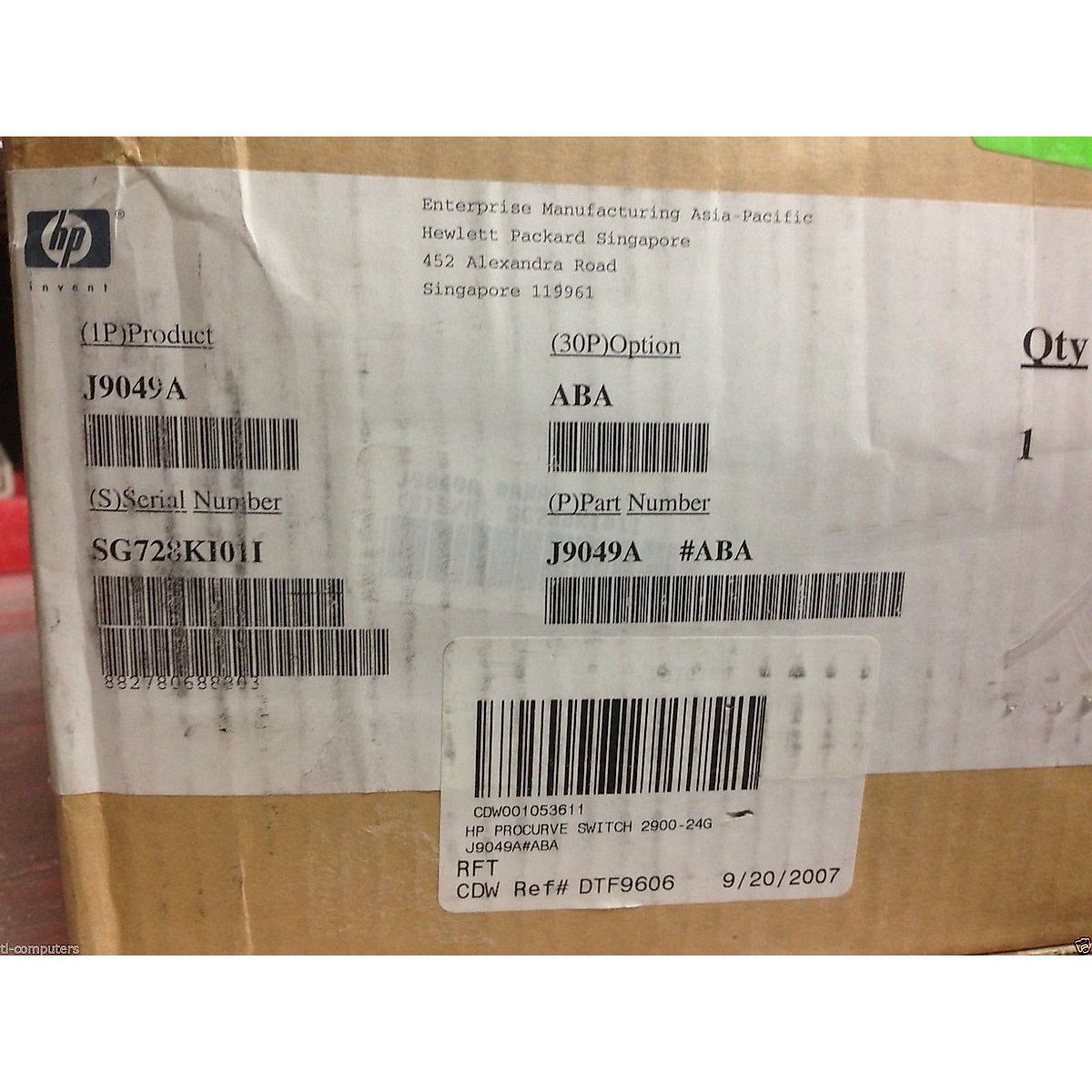 HP ProCurve 2900-24G Layer 3 Ethernet Switch J9049A