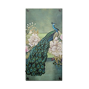 Head Case Designs Officially Licensed Jena DellaGrottaglia Peacock Animals Vinyl Sticker Gaming Skin Decal Cover Compatible With Xbox Series X Console and Controller Bundle