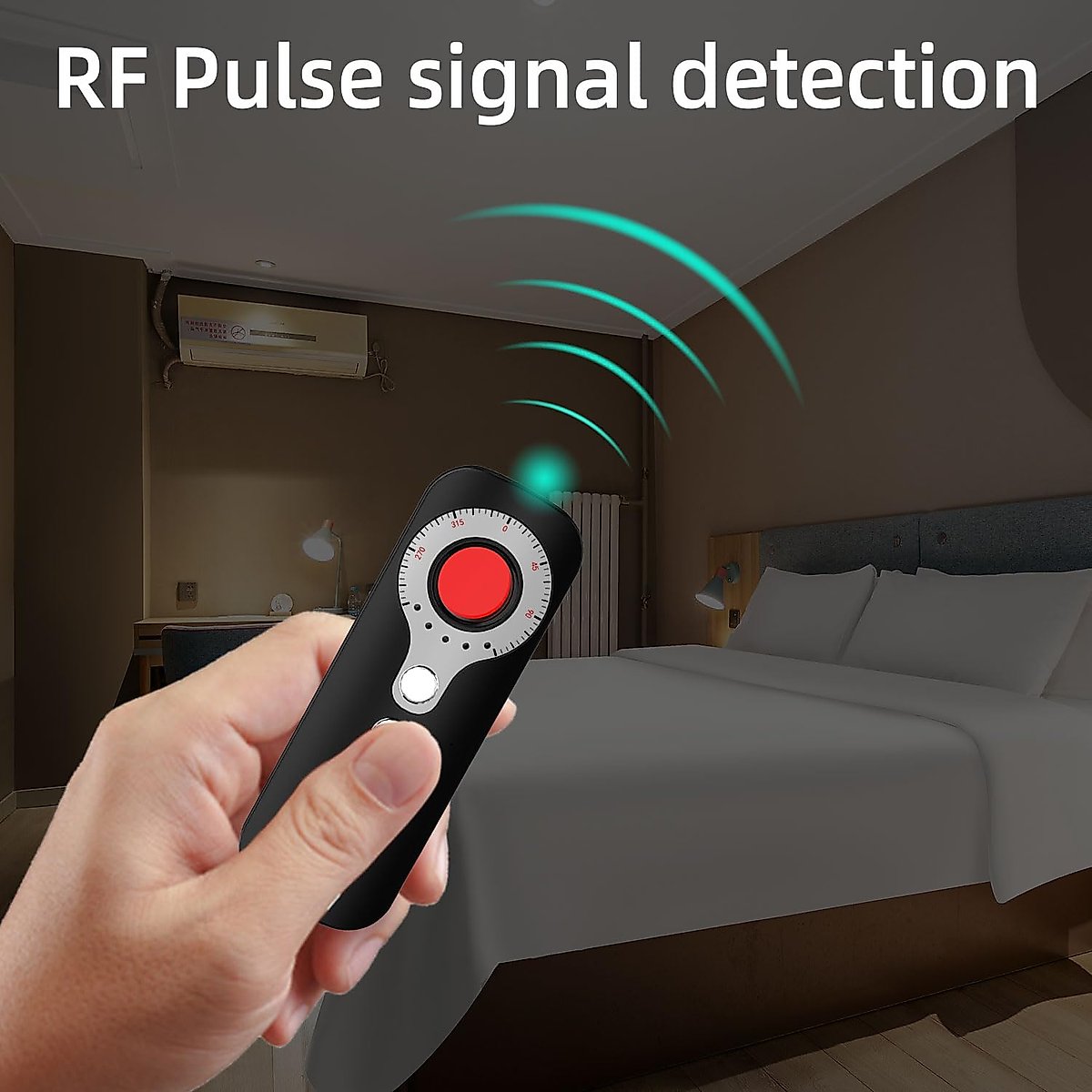 YYLUUT Hidden Camera Detectors Anti Spy Detector Hidden Devices Spy Camera Bug Detector, Privacy Protector, GPS Tracker Detector Wireless Signa Anti-Sneak Anti-Monitoring Scan Tracker Detector