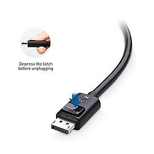 Cable Matters Unidirectional 32.4Gbps Active DisplayPort 1.4 Cable 25ft, 8K 60Hz / 4K 144Hz DisplayPort Cable 1.4 with HDR for Gaming Monitor, PC, RTX 3080/3090, RX 6800/6900 and More