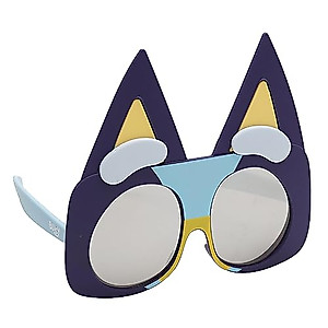 Sun-Staches Official Bluey Sunglasses | Bluey Dress Up Costume Play | UV 400 | One Size Fits Most Kids