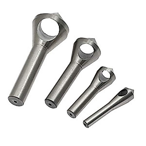 Bonsicoky 4PCS Countersink Chamfer Deburring Tool Set, High Speed Steel Hole Deburring Tool, Metal Wood Drill Bits for Wood, PVC Board, Aluminum, Insulation Board