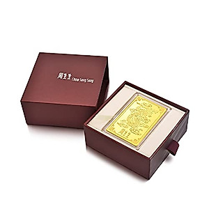CHOW SANG SANG 999.9 24K Solid Gold Price-by-Weight 19.98g Gold Dragon Bullion for Women and Men 938449