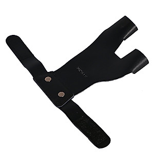 TOPARCHERY Archery Hand Guard Protector Shooting Glove Black for Left Hand (Black)