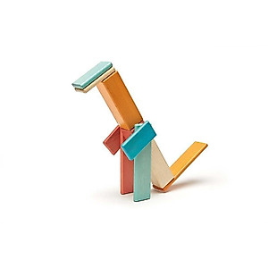 14 Piece Tegu Magnetic Wooden Block Set, Sunset