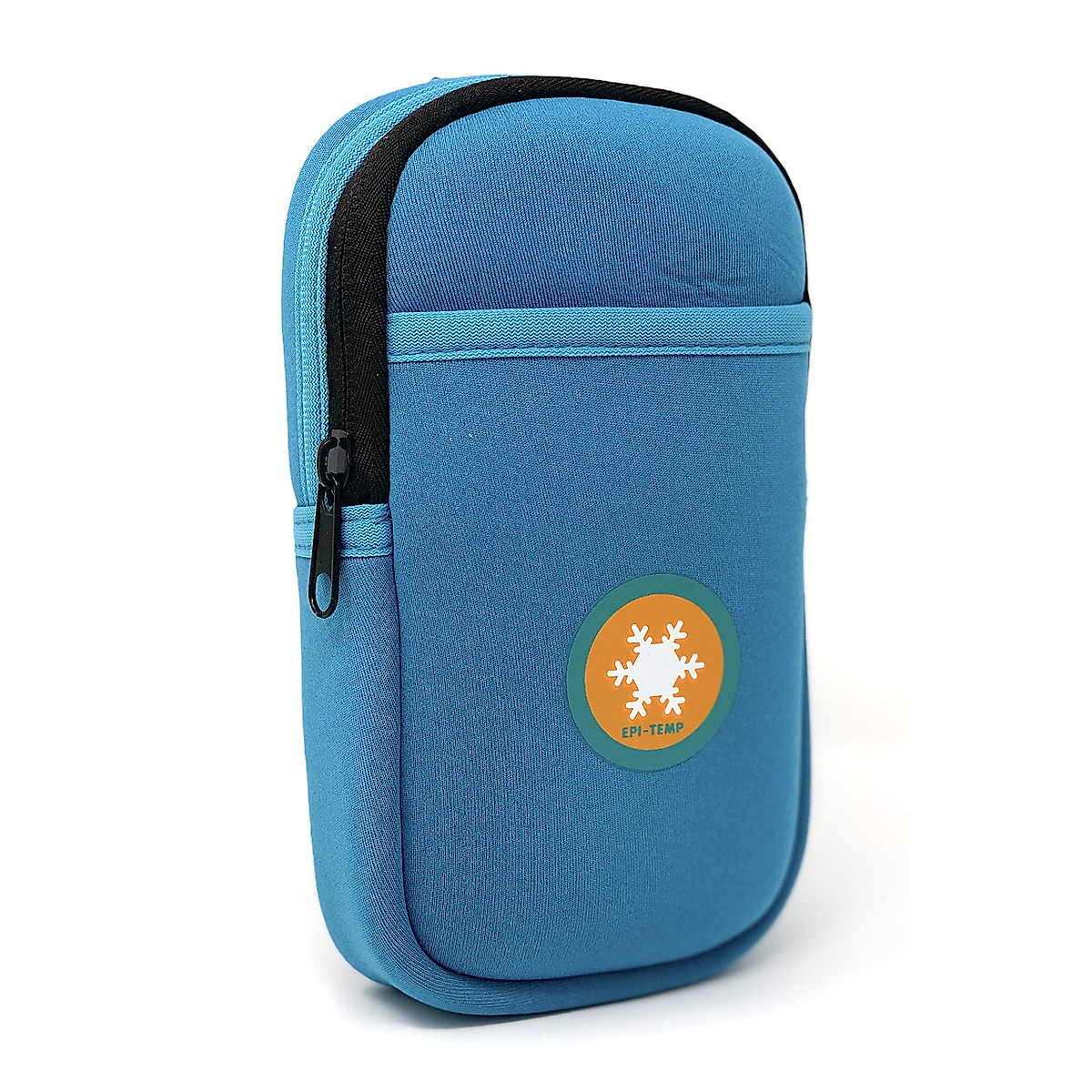 EPI-TEMP Epipen Insulated Case for Kids, Adults – Smart Carrying Pouch, Storage Bag, Powered by PureTemp Phase Change Material to Keep Epinephrine in Safe Temperature Range (Teal)