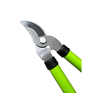 Garden Guru Bypass Loppers Tree Trimmer Clipper – Compact 15 inch High Carbon Steel Blade Gardening Loppers Pruning Shear - Comfort Grip Handles – Heavy Duty Branch Cutter – Cut Thick Branches w Ease