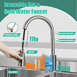 LIYUANJUN 3 Tier Commercial Sink, 201 Stainless Steel Sink With 2 Washing Hand Basins&Drain Pipe&Faucet Indoor Floor Standing Sink for Kitchen Hotel Restaurant Storage Shelves