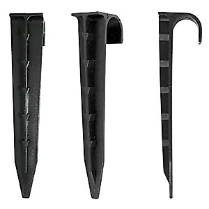 Harrier Hardware 1/2-Inch Irrigation Tubing Hold-Down Anchor Stakes, 3/4 x 5-Inch, 32-Pack