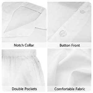 Boatee Women's 2 Piece Pajama Set Aztec Tribe Green Horse Button Down Shirt Pants Sleepwear Set, M