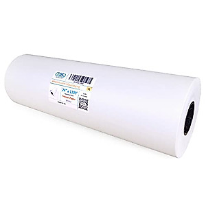 IDL Packaging 24" x 1100' Freezer Paper Roll for Meat and Fish - Plastic Coated Freezer Wrap for Maximum Protection - Safer Choice Than Wax Paper - Wrapping and Freezing Food