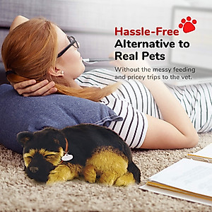 Perfect Petzzz - Original Petzzz German Shepherd, Realistic, Lifelike Stuffed Interactive Pet Toy, Companion Pet with 100% Handcrafted Synthetic Fur