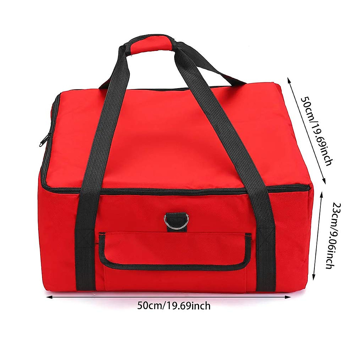 20inch Insulated Pizza Delivery Bag Reusable Food Delivery Bag Wear Oxford Cloth Lightweight Thermal Folding Pizza Delivery Bag