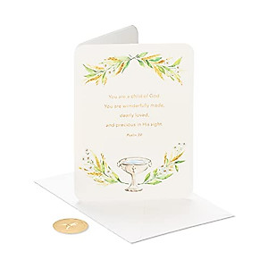 Papyrus Baptism or Christening Card (Love and Many Blessings)