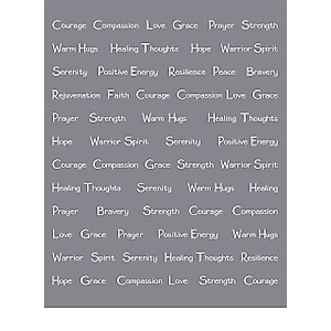 WOLF CREEK BLANKET - Compassion Blanket (Brand)- Strength Courage Super Soft Warm Hugs, Get Well Gift Blanket Plush Healing Thoughts Positive Energy Love & Hope with Fluffy Comfort (50x 65)