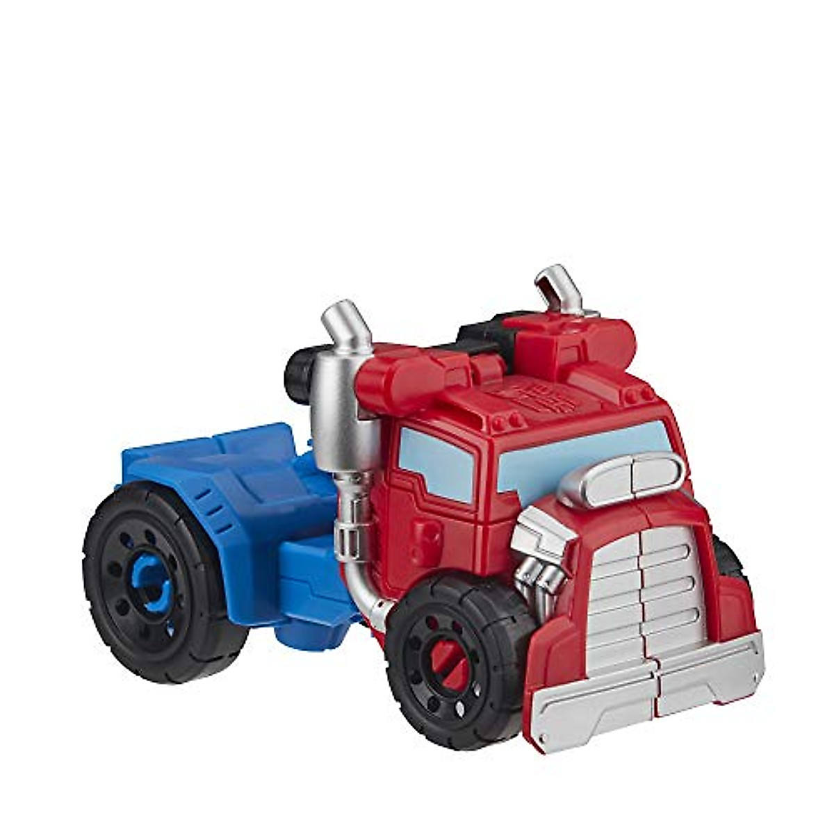 Transformers Playskool Heroes Rescue Bots Academy Optimus Prime Converting Toy, 4.5-Inch Action Figure, Toys for Kids Ages 3 and Up