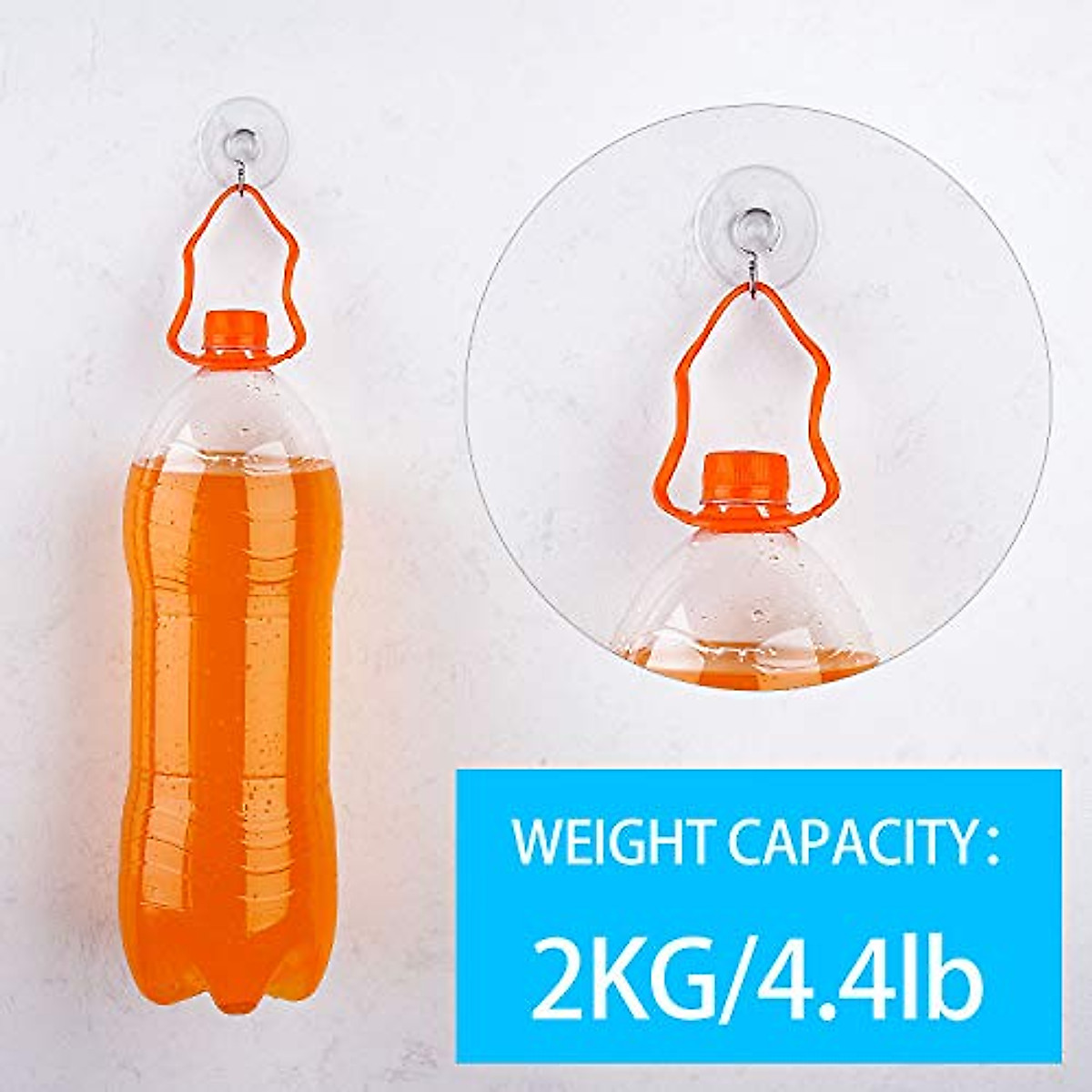 Awpeye Suction Cup Hooks, 1.77 Inches Universal Clear PVC Suction Cups for Shower Removable Window Suction Cups with Hooks for Kitchen Bathroom, Wall, Glass-40 Packs