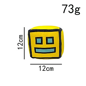 FOTN 4 Pcs Geometry Games Sprint Plush Toys-Plush Animals Plush Cube Volume Wood Plush Doll Toys Kids Gift