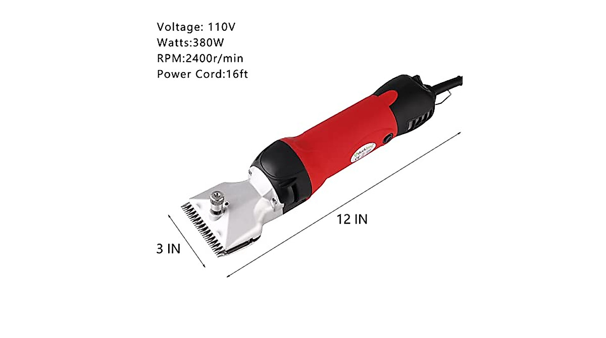 Heavy Duty Horse Clipper 380W by DUCKBOY - Professional Grooming Kit