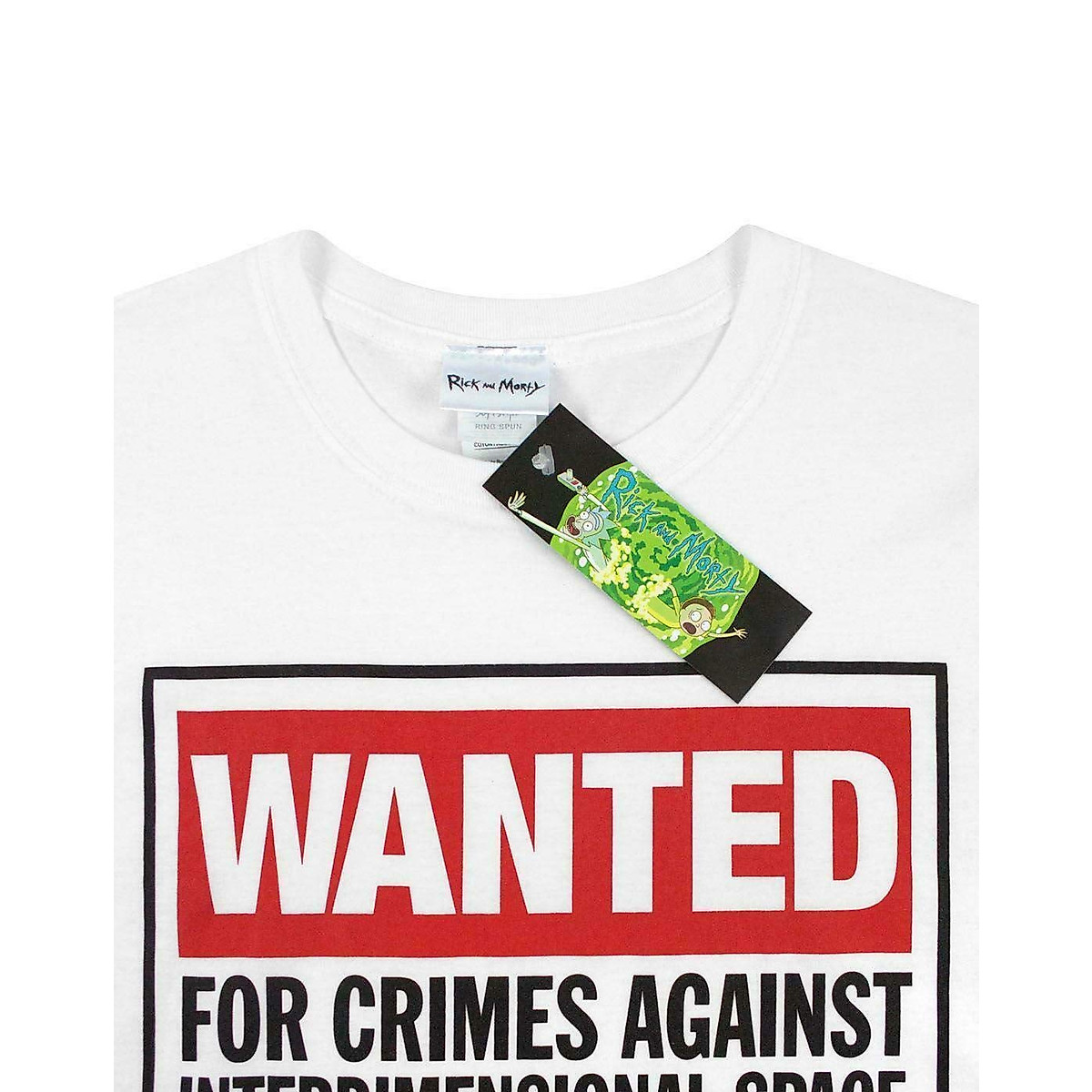 Rick and Morty Mens Pyjama Set | Wanted Poster Short Sleeve Graphic Tee & Long Leg Print PJs | Sci-fi Comedy Merchandise Multicoloured