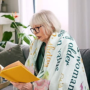 80th Birthday Decorations for Women,80th Birthday Gifts for Women,Best 80th Birthday Gifts,Happy 80th Birthday Decorations for Her,Wife,Sister,Friend,Soft Throw Blanket 50" X 60"