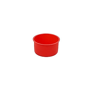 4 Inch Silicone Cake Mold Baking Pan Round 4 Inch Non-Stick Bakeware Pan Reusable Mini Cake Pan for Oven Blue,Red