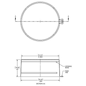 Caplugs ZTT4Q6 Plastic Tear-Tab Cap for NPT Pipe Threads. J-TT-4, PE-LD, to Cap Thread Size 1/2" NPT", Blue (Pack of 70)