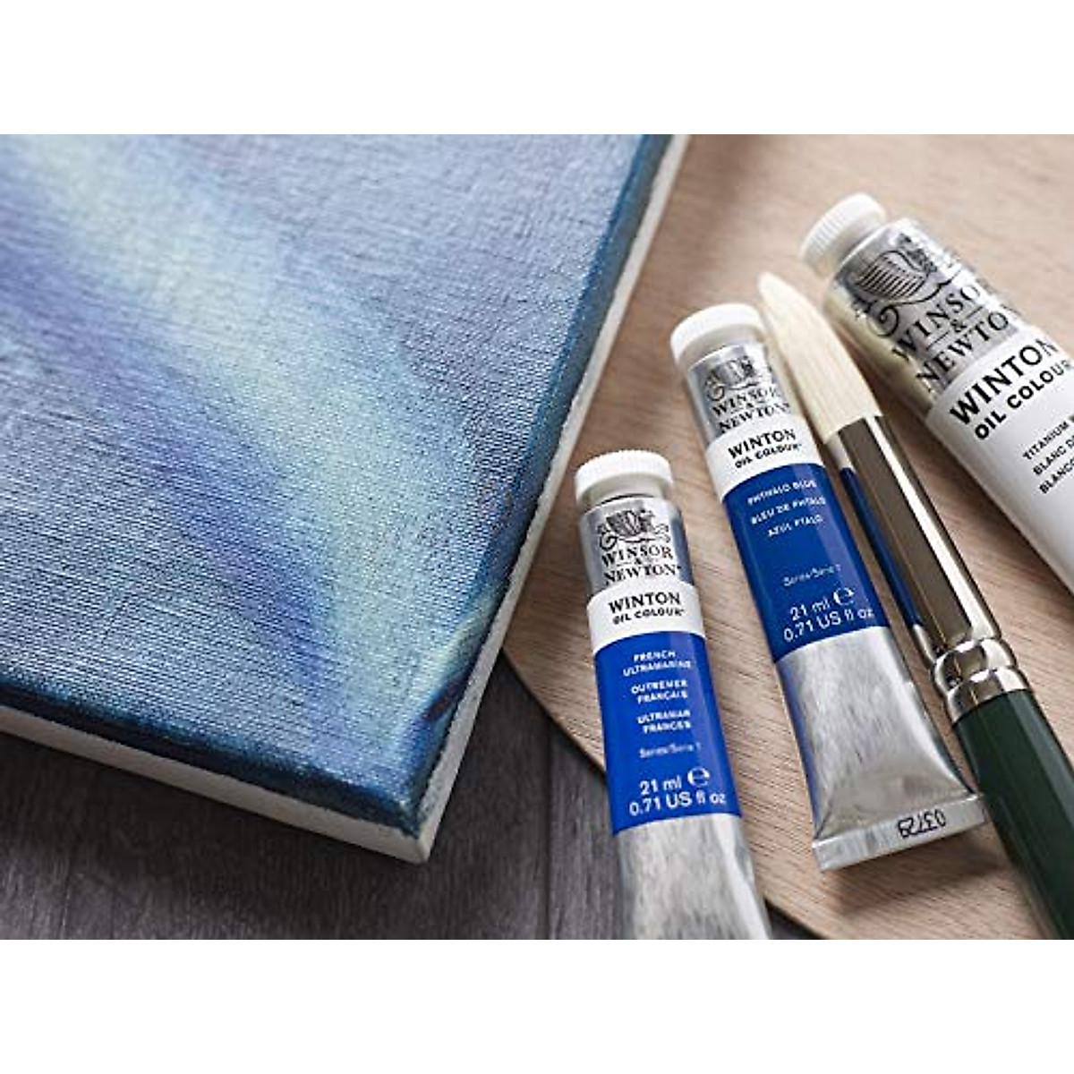 Winsor & Newton Winton Oil Color, 37 ml (1.25-oz), Ivory Black