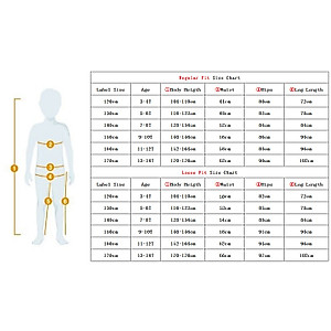 LOKTARC Boys Camo Pants Kids Pull On Drawstring Youth Camouflage Cargo Joggers Grey Size 160/12-13 Years