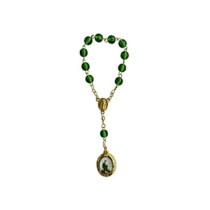 Green One Decade Saint Jude Rosary Decenario De San Judas Tadeo Small Rosary Catholic Prayer