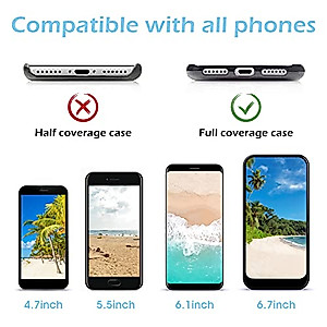 Cobee Cell Phone Lanyard, 2 Pcs Phone Neck Lanyard + 2 Pcs Phone Wrist Lanyard Strap + 6 Pcs Phone Tether Patches, Nylon Crossboby Lanyard, Nylon Wrist Straps, PVC Phone Patch with Metal Ring