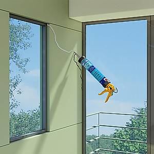 UGL - Drylok - Gray - Masonry Crack Filler Silicone Caulk - Seals and Waterproofs Cracks - Concrete & Masonry Adhesion - Indoor - Outdoor Latex Base - Sandy Texture, Paintable 10.5 fl. oz