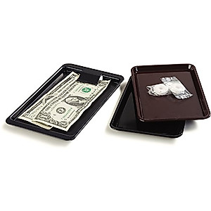 Carlisle FoodService Products 302203 Standard Tip Tray, 6-1/2" x 4-1/2", Black (Case of 36)