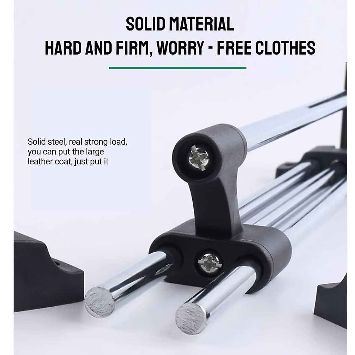 ZJchao Heavy Duty Retractable Closet Pull Out Rod Wardrobe Clothes Hanger Rail Towel Ideal for Closet Organizer Polished Chrome (30cm/ 11.8 Inches)