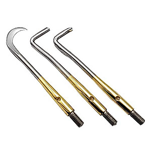 Dental Automatic Crown Remover Gun Type Spring Loaded with 4 Tips and Adjusting Wrench