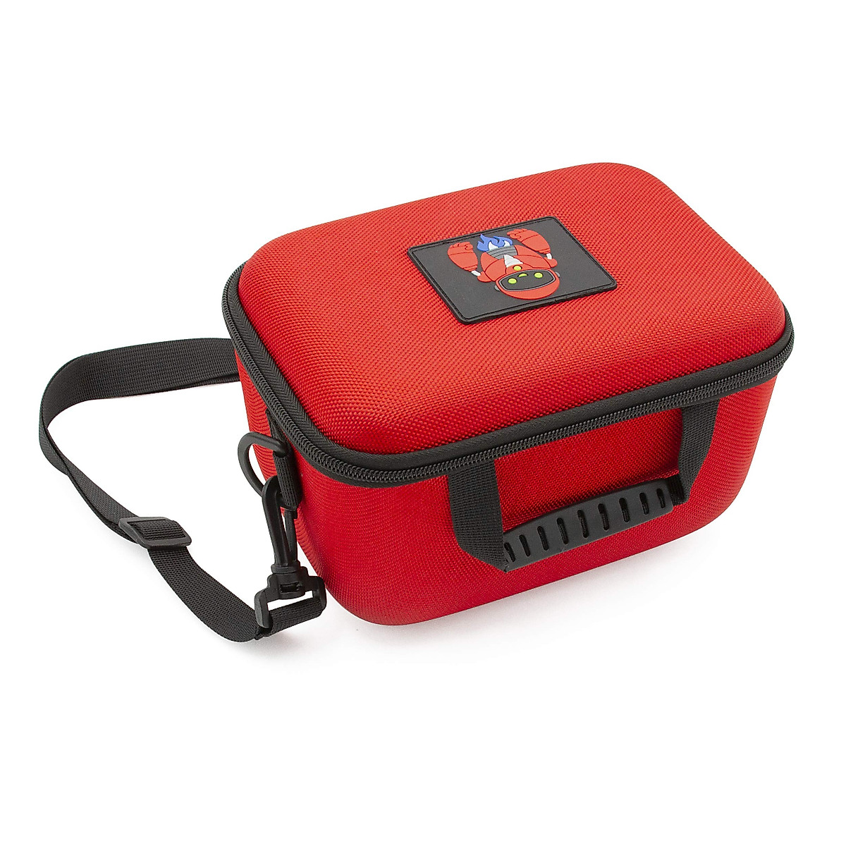 CASEMATIX Hard Shell Travel Case Compatible with Nintendo Switch Mario Kart Live Home Circuit Kart - Carrying Case with Shoulder Strap and Padded Divider, Red