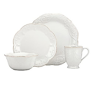 Lenox French Perle 4-Piece Place Setting, 12 ounces