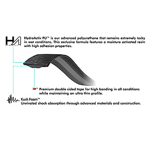 SUPACAZ – Bicycle Bar Tape [Length: 2,200mm Width: 30mm] +Plugs – Super Sticky Kush Classic –Black