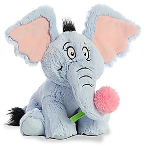 Aurora® Whimsical Dr. Seuss™ Horton Stuffed Animal - Magical Storytelling - Officially Licensed - Blue 12 Inches