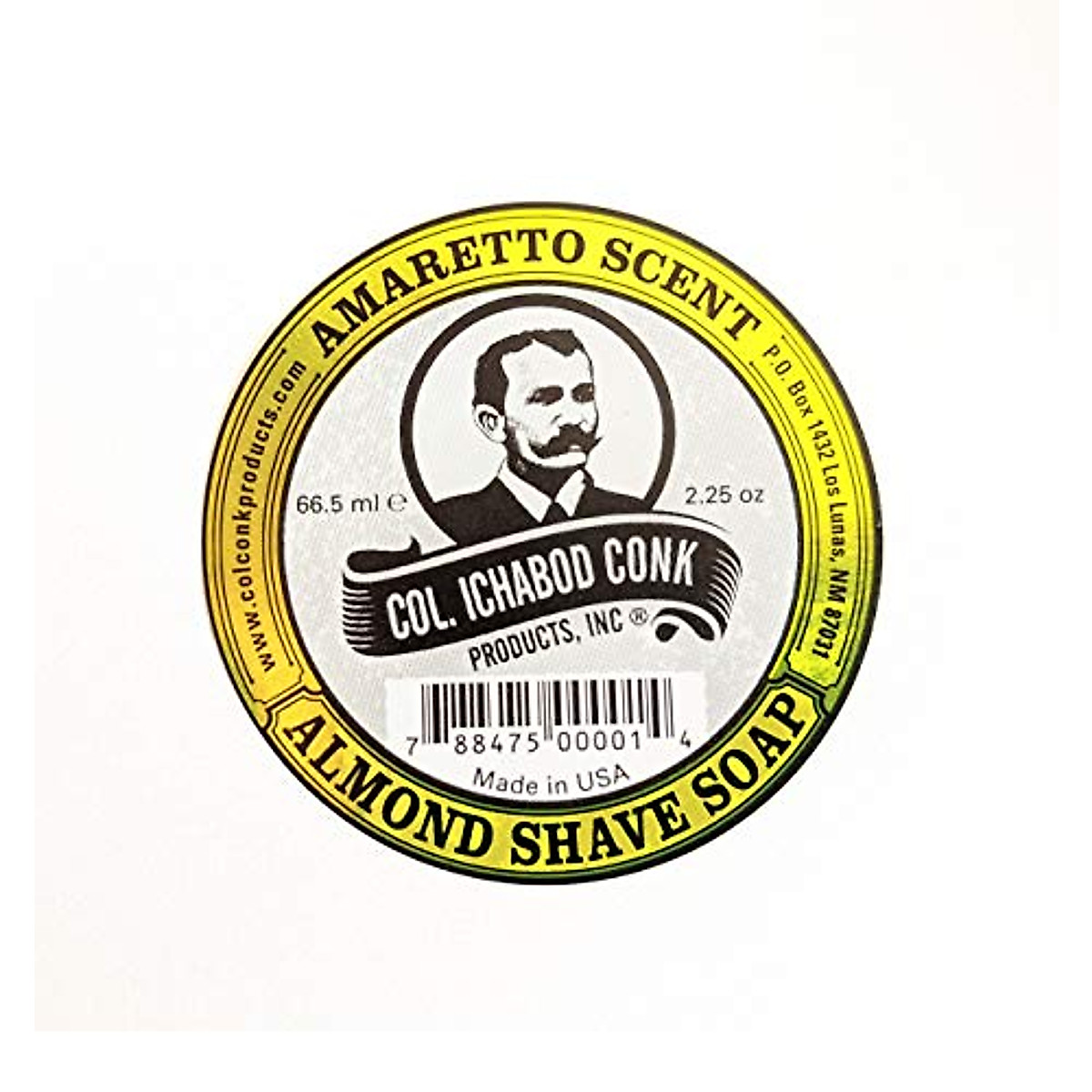 Col. Conk Almond Glycerine Shave Soap 2.25 oz