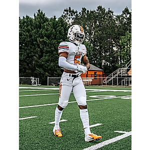 Nxtrnd Football Leg Sleeves, Calf Sleeves for Men & Boys, Sold as a Pair (White, Youth)