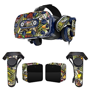 MightySkins Skin Compatible with HTC Vive Pro VR Headset - Fish Puzzle | Protective, Durable, and Unique Vinyl Decal wrap Cover | Easy to Apply, Remove, and Change Styles | Made in The USA