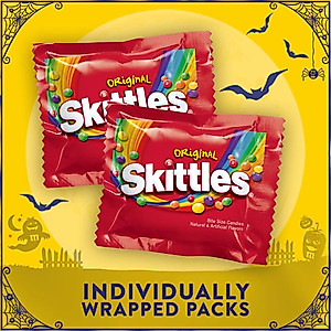 SKITTLES Original Chewy Candy Fun Size Candy, 10.72oz