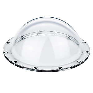 SOONSUN 6 Inch Transparent Replacement Dome Port Cover for GoPro Hero 12 11 10 9 8 7 6 5 4 3 Dome Port - Includes Dome Cover Case, Protective Drawstring Bag and Repair Accessories